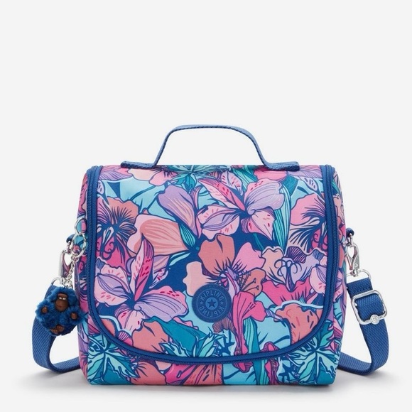 Kipling | Accessories | Kipling Kichirou Insulated Lunch Bag Tropical Flowers Printed New | Poshmark